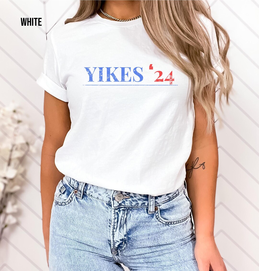 Yikes 2024 Election Shirt, Funny Presidential Election T Shirt ...