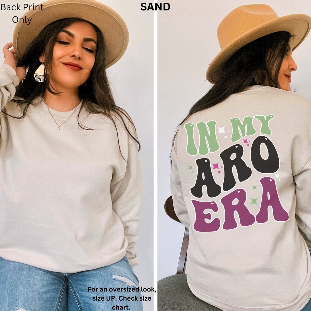 ARO Pride Sweatshirt in My Aro Era Sweatshirt ARO Pride - Etsy