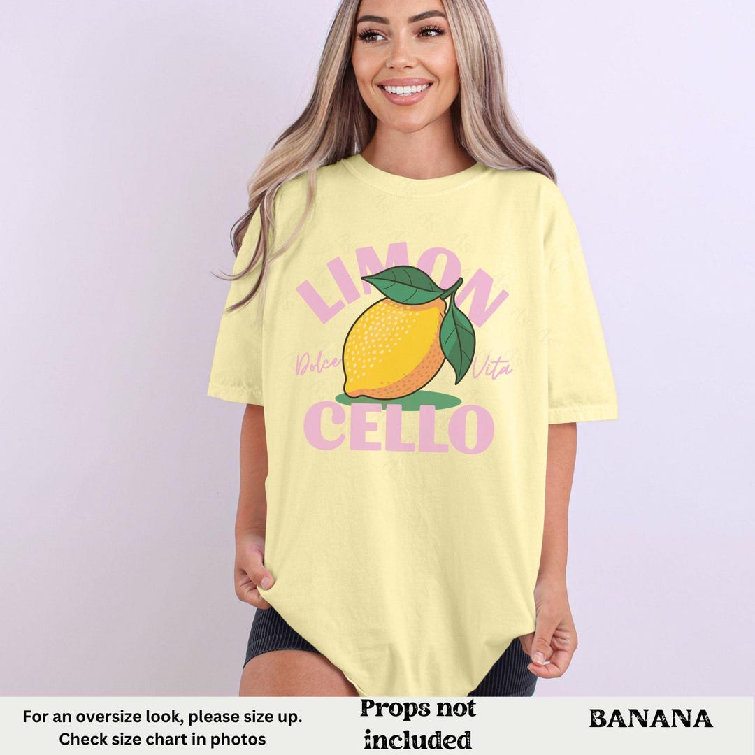 Limoncello Comfort Colors Shirt: Capri Italy Lemon Tee - Etsy