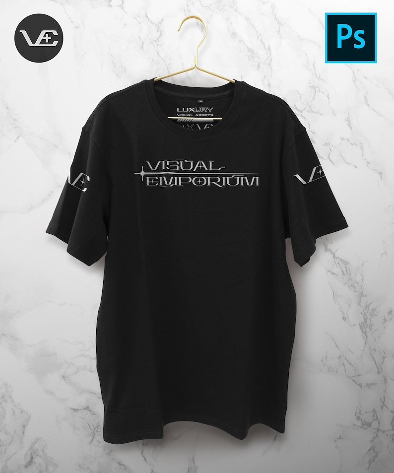 Shirt Mockup Photoshop Template Clothing Mock Graphic Design ...