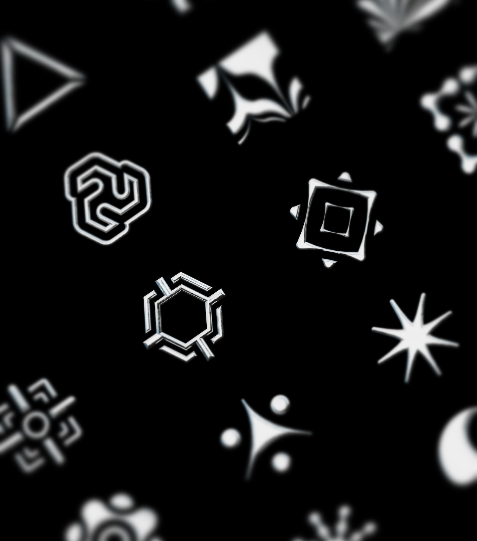 Stoic Art 3D Chrome Bevel Vector Pack Editable Graphic Bundle SVG EPS ...