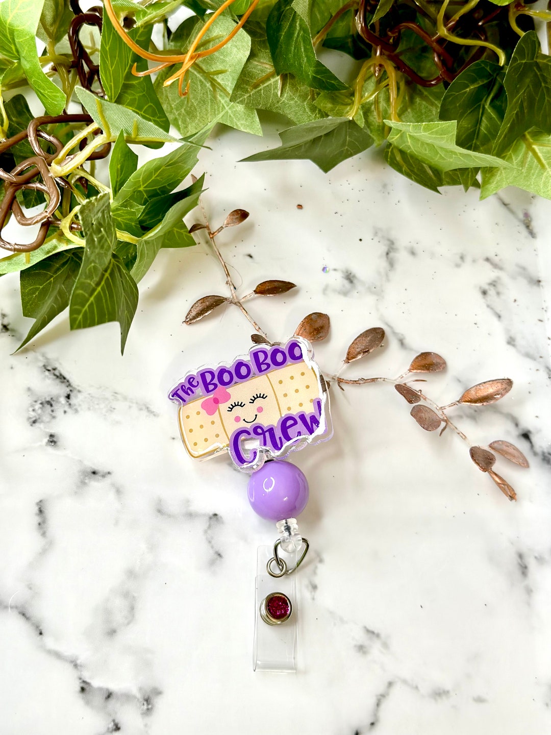 The Boo Boo Crew Badge Reel - Etsy