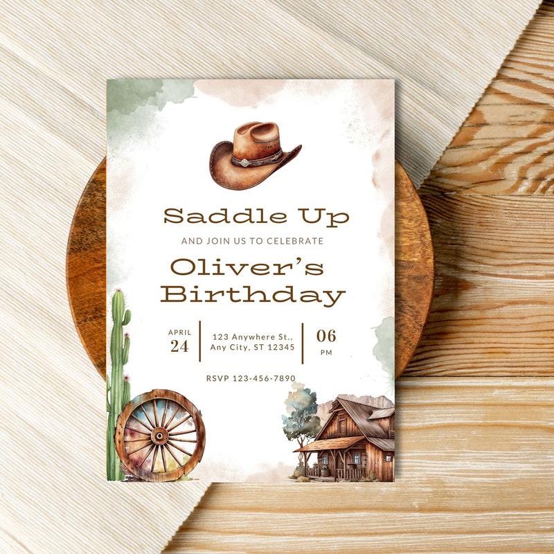 Western Birthday - Etsy