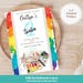 Editable Art Theme Invitation, Art Birthday Invite, Paint Party, Kid ...