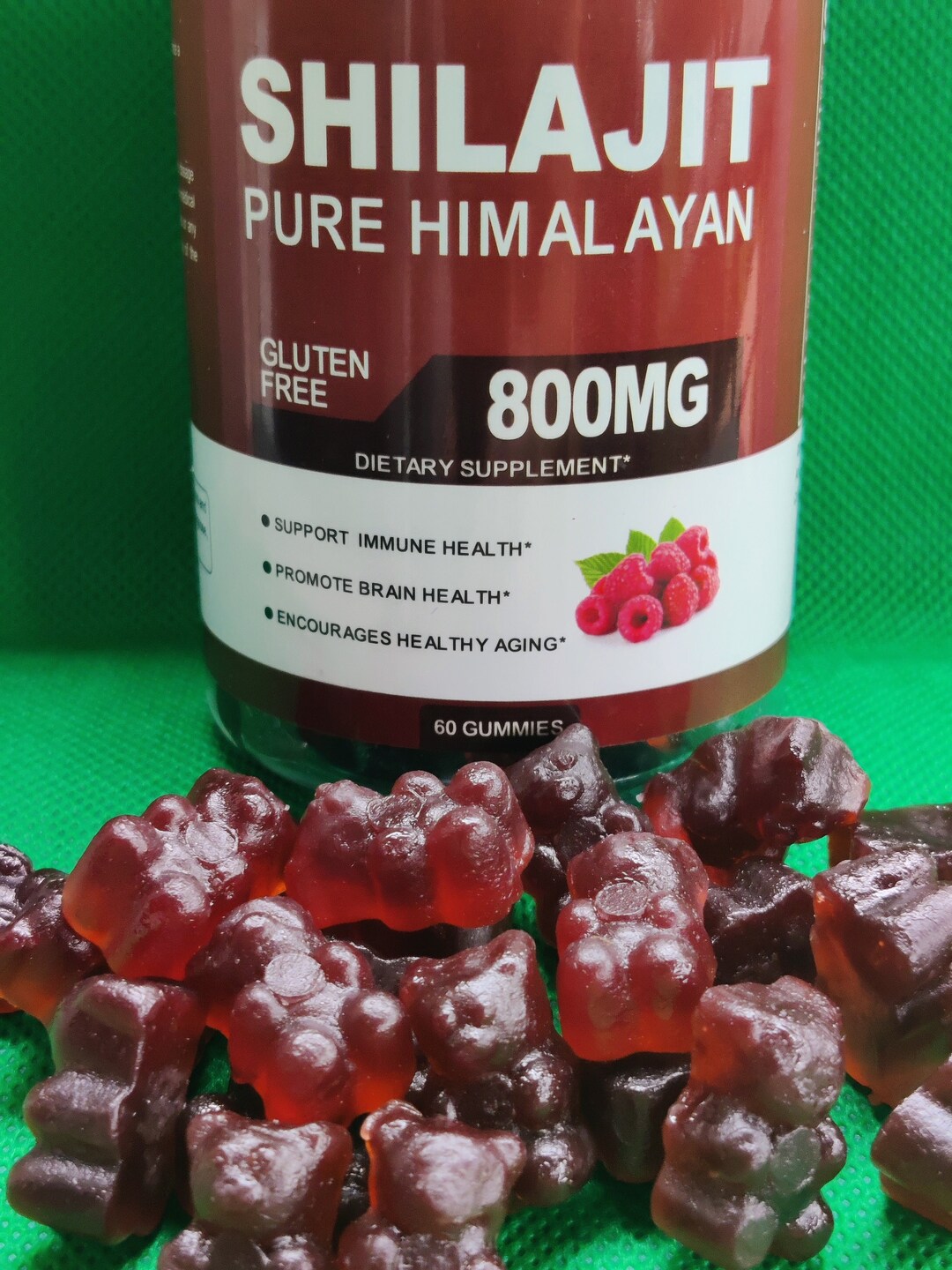 SHILAJIT Gummies 800mg Pure Himalayan, Enhanced Ashwagandha, 100% ...
