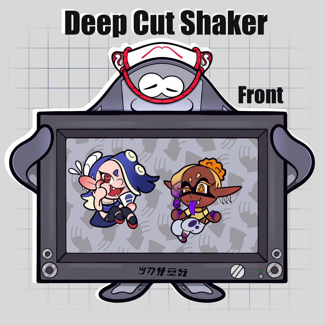 Deep Cut Splatoon 3 Shaker Keychain - Etsy