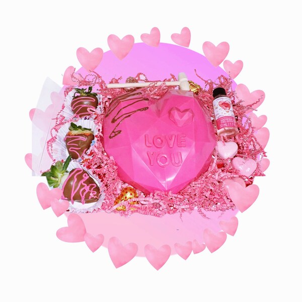 Chocolate Breakable Heart Etsy