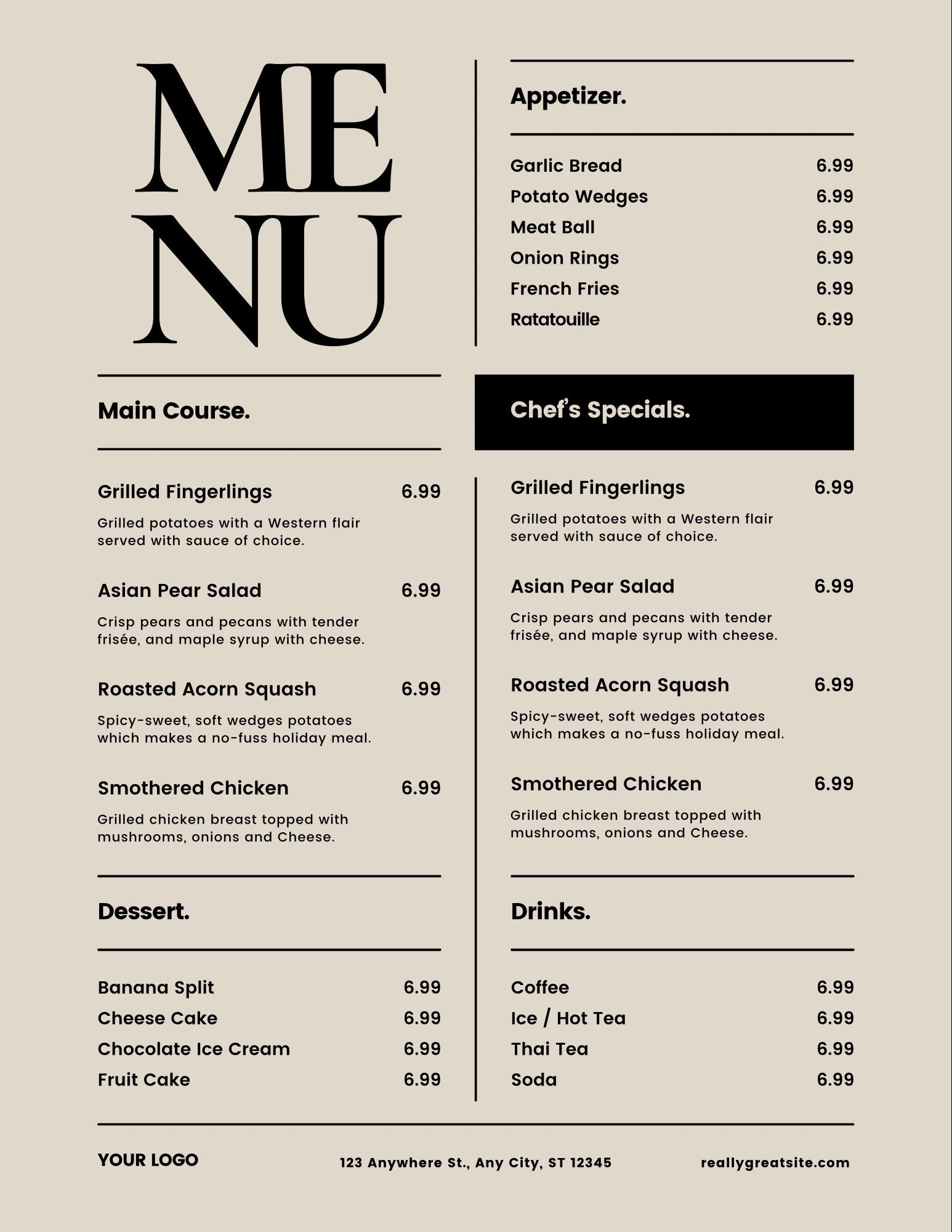 Need a Menu to Boost Your Business Sales - Etsy