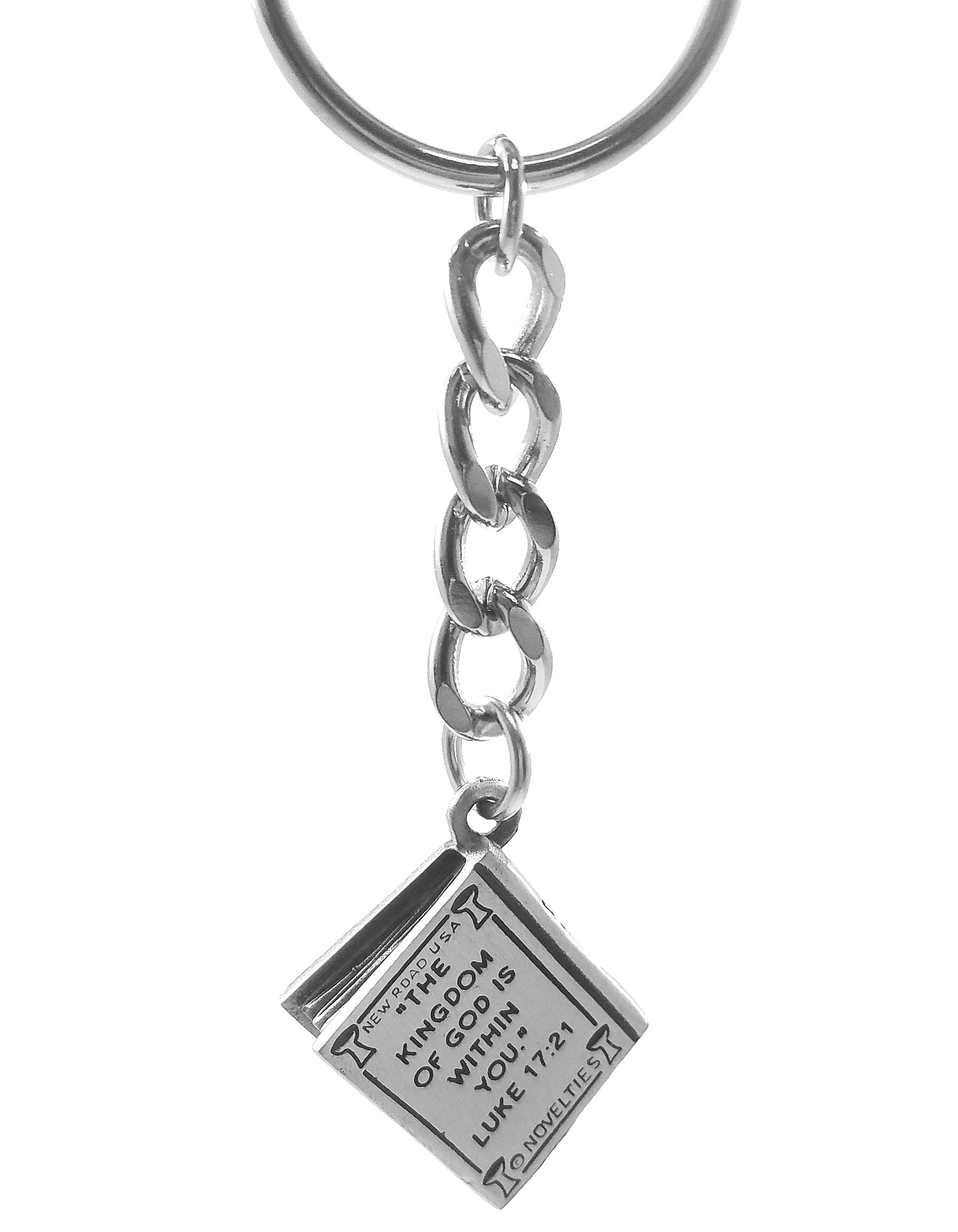The Holy Bible Verse Book Keychain, Novelty Keychain, Bible Study Gift ...