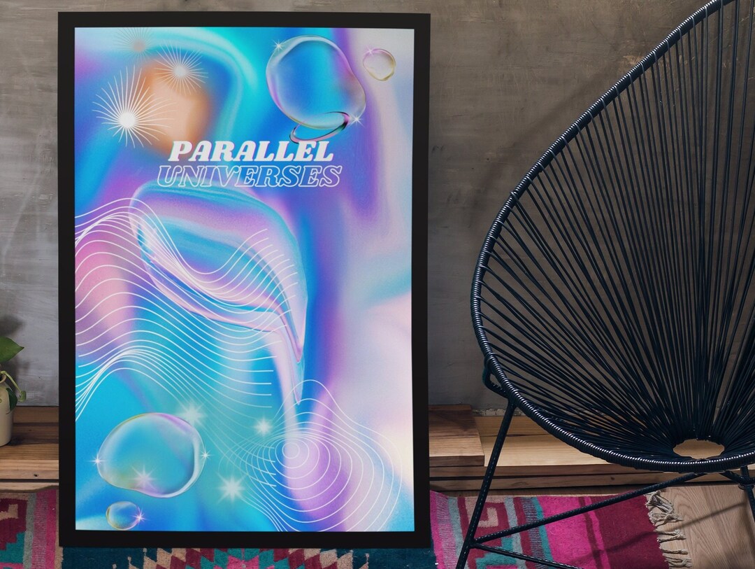 Parallel Universes | Digital Print PNG JPG PDF, Poster 1 Piece Wall Art ...