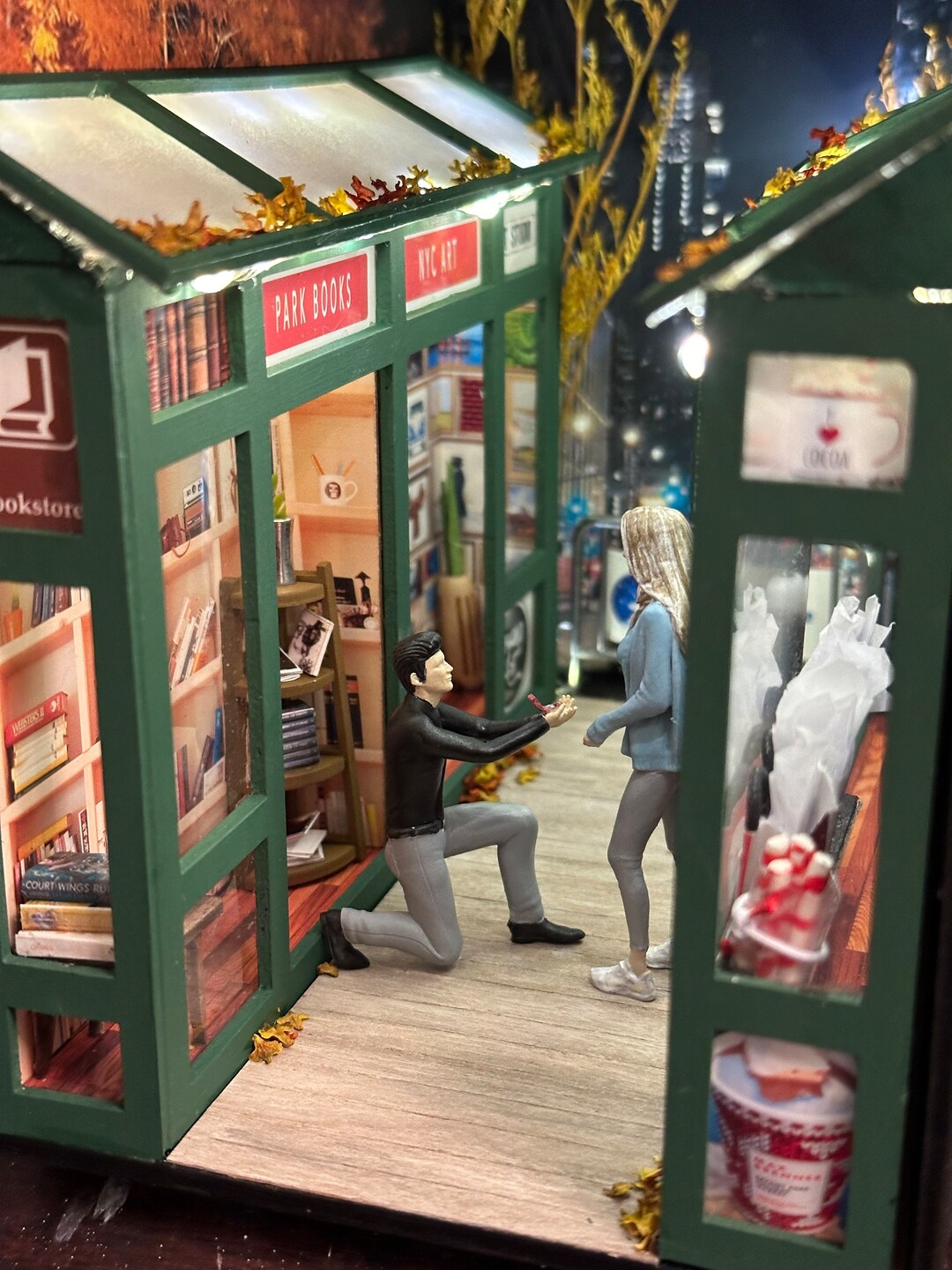 Handmade Proposal Book Nook! Your Favorite Place in Miniature! Make ...