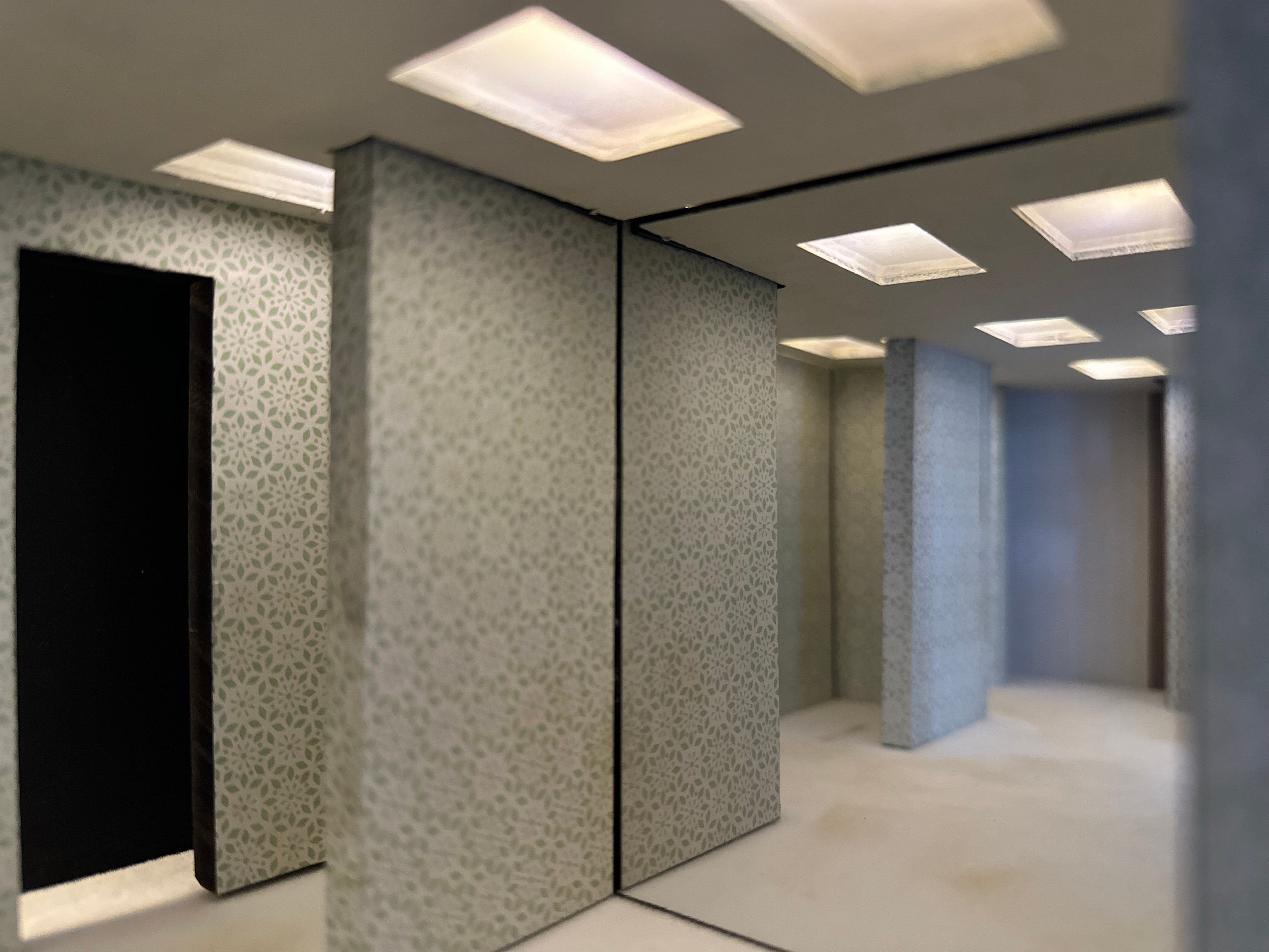 The Backrooms Miniature - Book Nook - Etsy