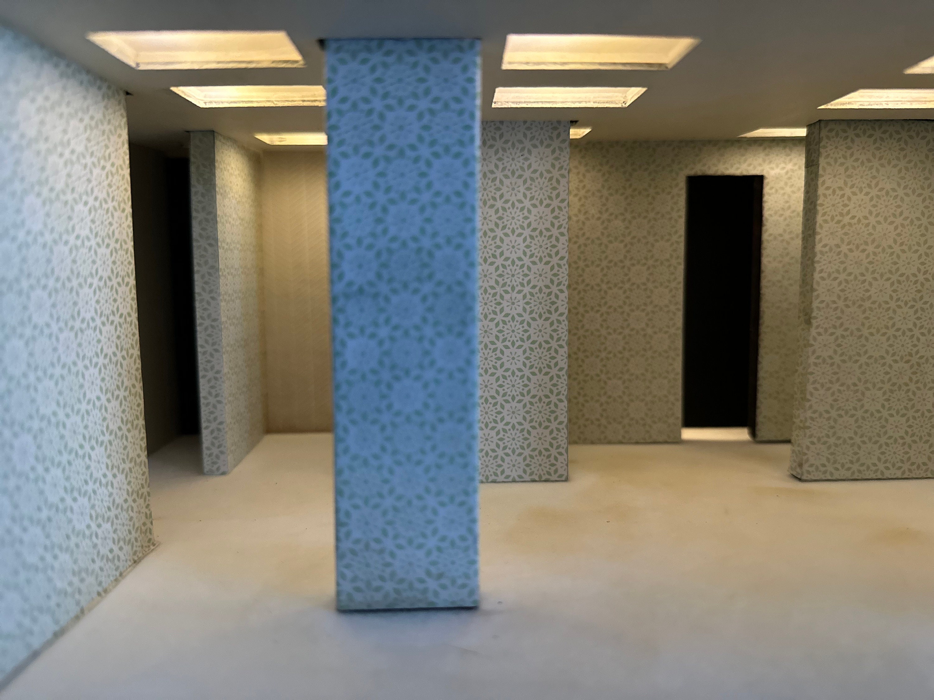 The Backrooms Miniature - Book Nook - Etsy