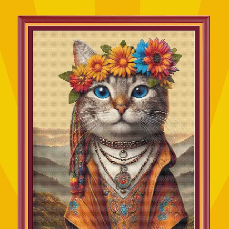Hippie Cat - Etsy
