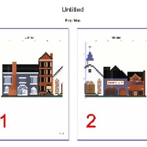 Main Street. Small Cross Stitch. Pattern Keeper/markup Compatible. DMC ...