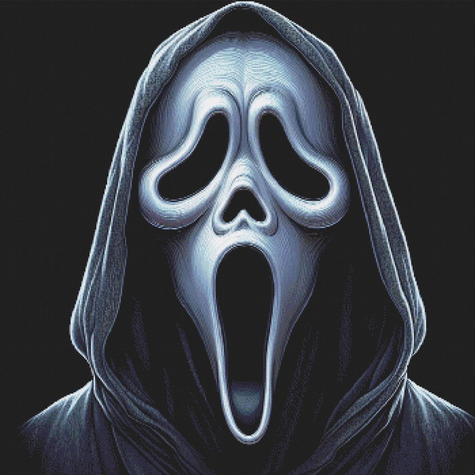 Scream. Scary/horror Movie. Large Cross Stitch. PDF Download Pattern ...