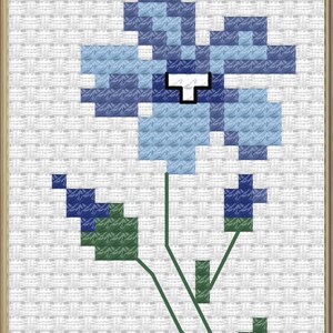 Mini Flower Cross Stitch. PDF Download Pattern/charts. Pattern Keeper ...