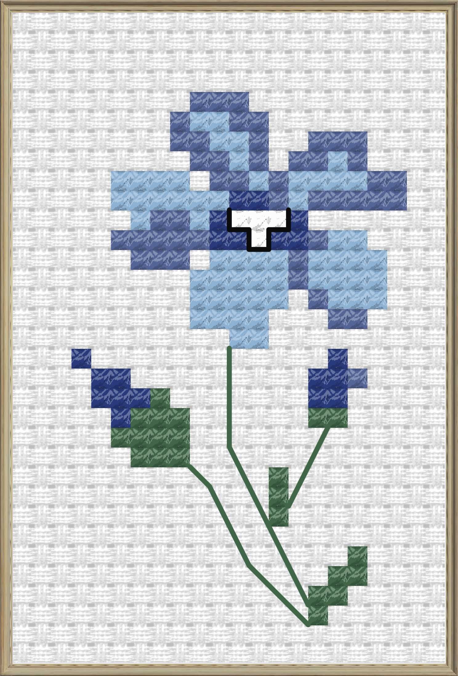 Mini Flower Cross Stitch. PDF Download Pattern/charts. Pattern Keeper ...