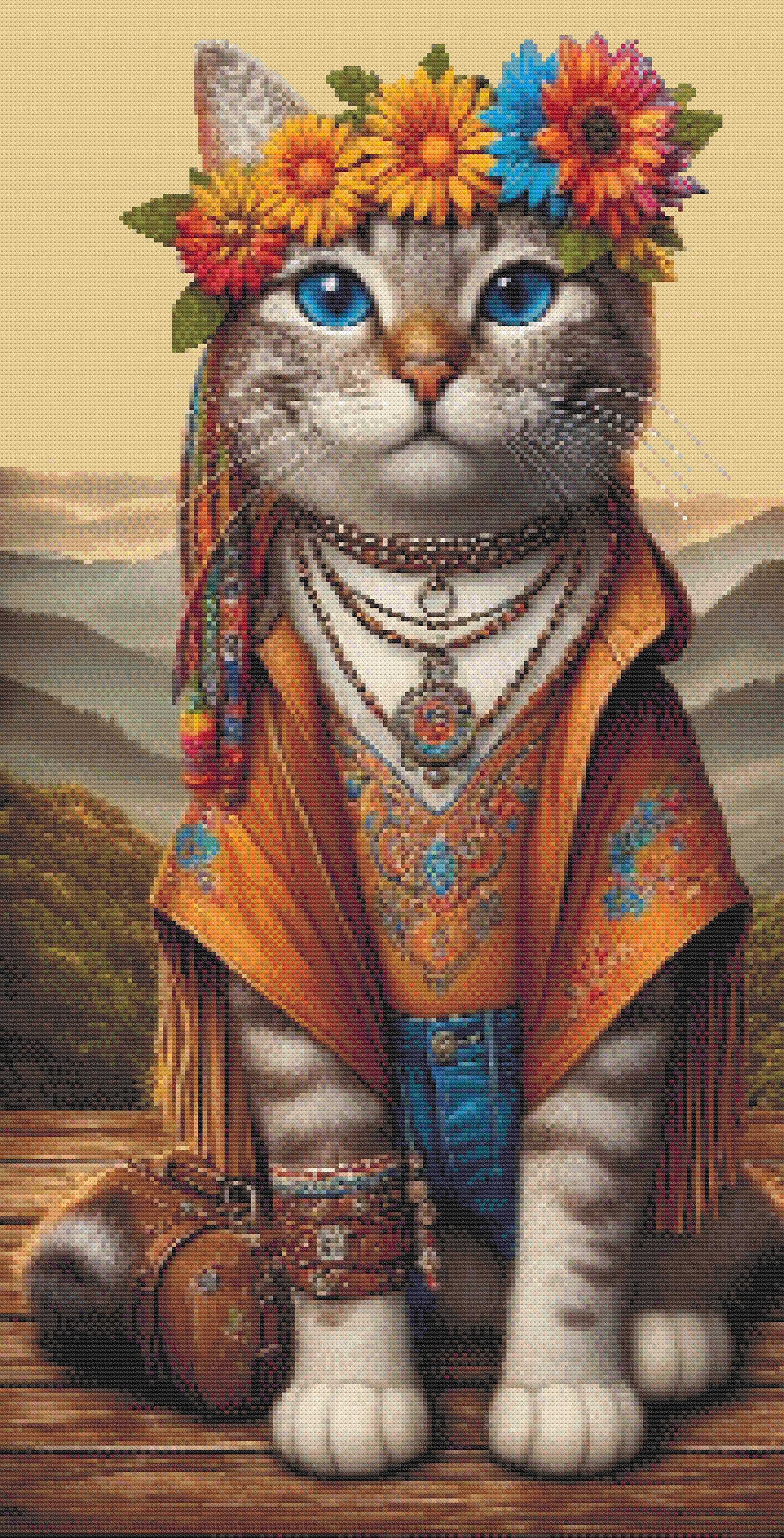 A Bundle of the Hippie Animal. All Are Large Cross Patterns. PDF ...