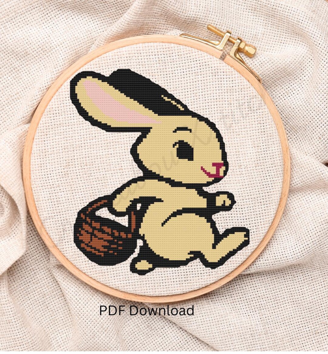 Rabbit. Small Cross Stitch. Pattern Keeper/markup Compatible. DMC ...