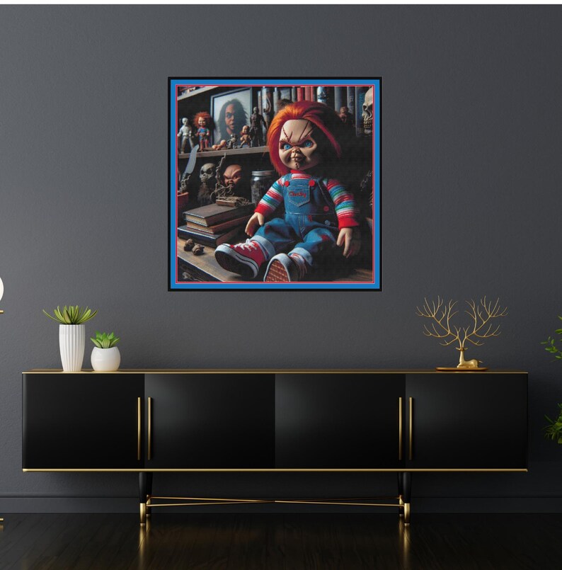 Chucky, Horror/thriller Movie. A Large Counter Cross Stitch. PDF ...