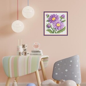 Aster, Mini/small Cross Stitch. Pattern Keeper/markup Compatible. DMC ...
