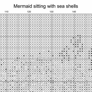 Watercolor Mermaid. Large Cross Stitch. PDF Download Pattern/charts ...