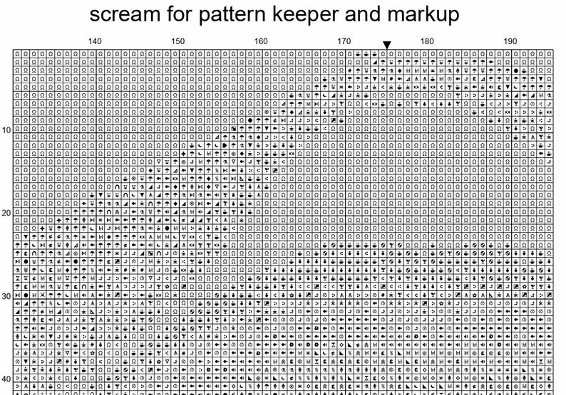 Scream. Scary/horror Movie. Large Cross Stitch. PDF Download Pattern ...