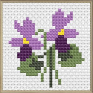 Mini Flower Cross Stitch. PDF Download Pattern/charts. Pattern Keeper ...