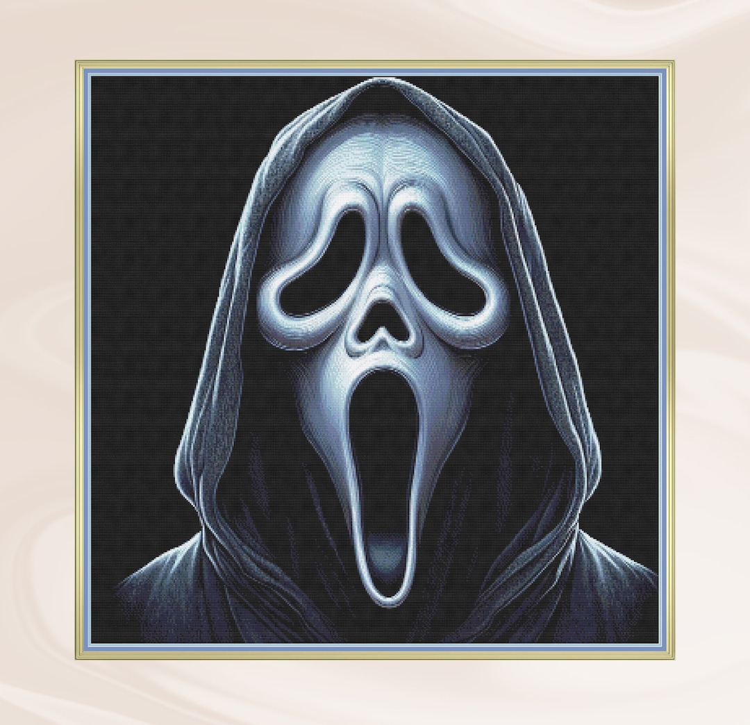 Scream. Scary/horror Movie. Large Cross Stitch. PDF Download Pattern ...
