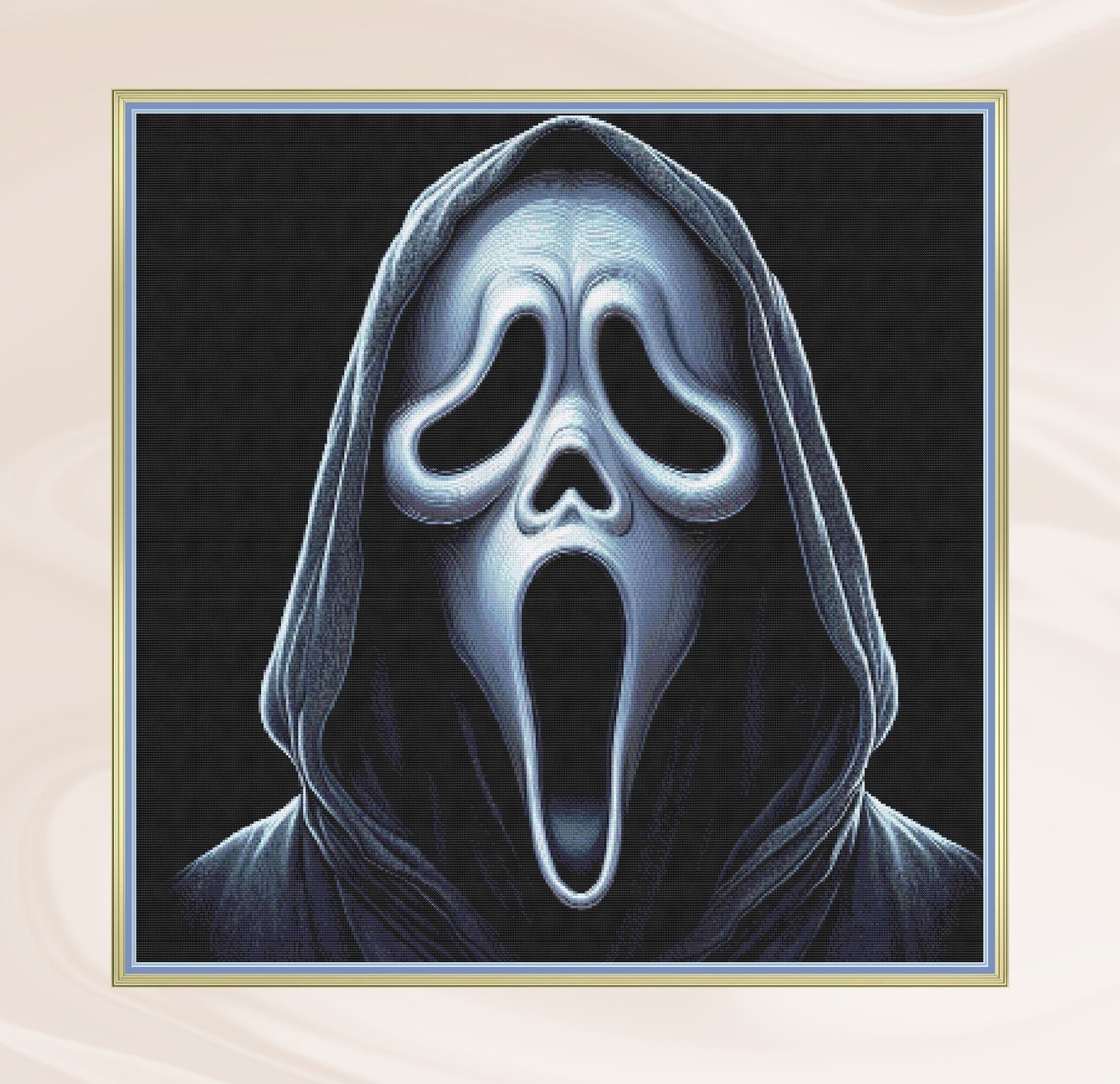 Scream. Scary/horror Movie. Large Cross Stitch. PDF Download Pattern ...
