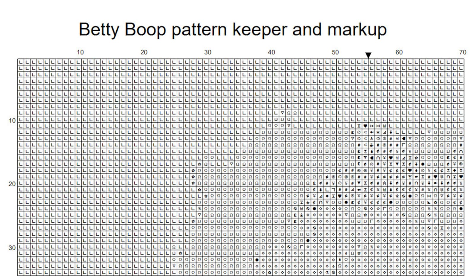 Betty Boop in a Red Dress. Medium Cross Stitch. PDF Download Pattern ...