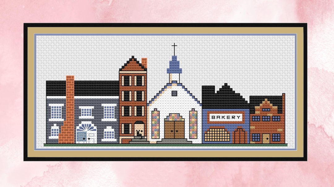 Main Street. Small Cross Stitch. Pattern Keeper/markup Compatible. DMC ...