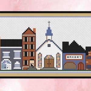 Main Street. Small Cross Stitch. Pattern Keeper/markup Compatible. DMC ...