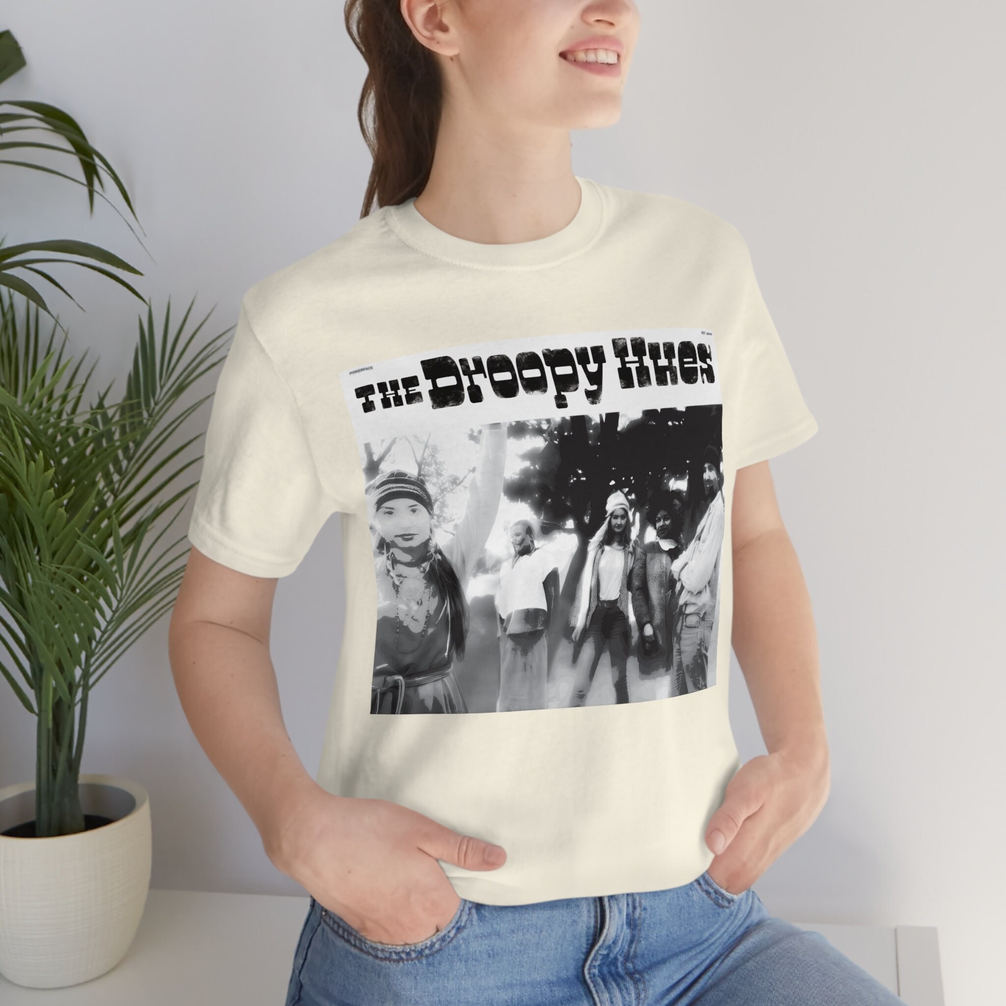 The Droopy Hues Band T Shirt Graphic Short Sleeve Vintage Top Quote ...