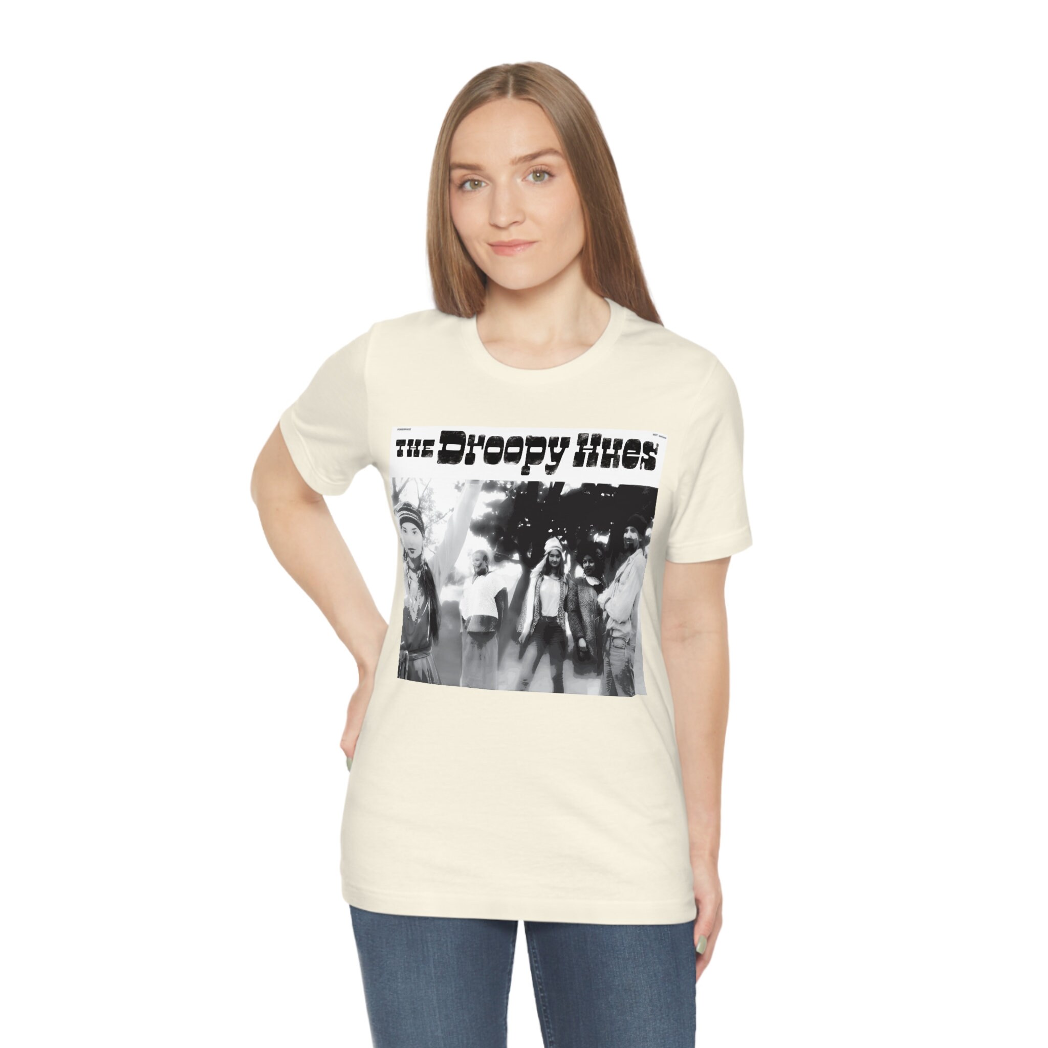 The Droopy Hues Band T Shirt Graphic Short Sleeve Vintage Top Quote ...
