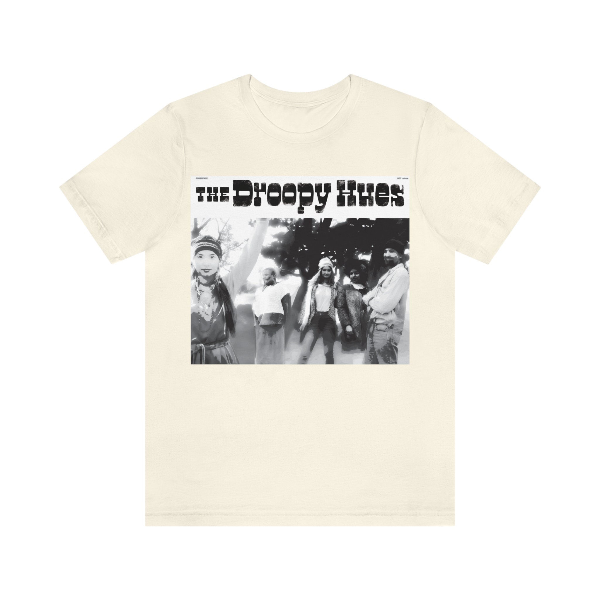 The Droopy Hues Band T Shirt Graphic Short Sleeve Vintage Top Quote ...