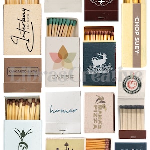 Custom Designed Matchbook Poster Print - Digital Download (vertical) - Etsy