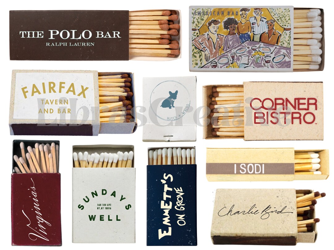 Custom Personalized Matchbook/matchbox Print Digital Download ...