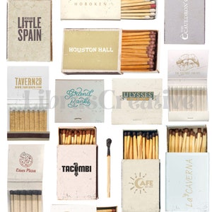 Custom Designed Matchbook Poster Print - Digital Download (vertical) - Etsy