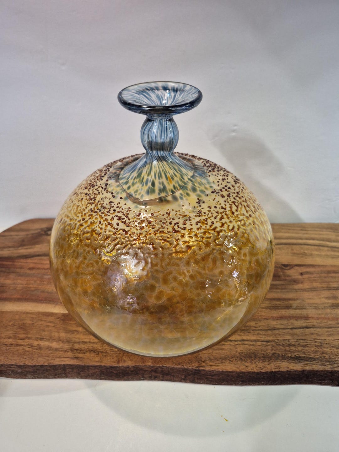 Asa Large Vase (retired) by Vermont Glass Signed by Artist - Etsy
