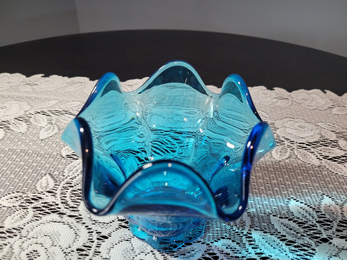 Vintage LE Smith Glass Bowl/candy Dish Simplicity Pattern - Etsy