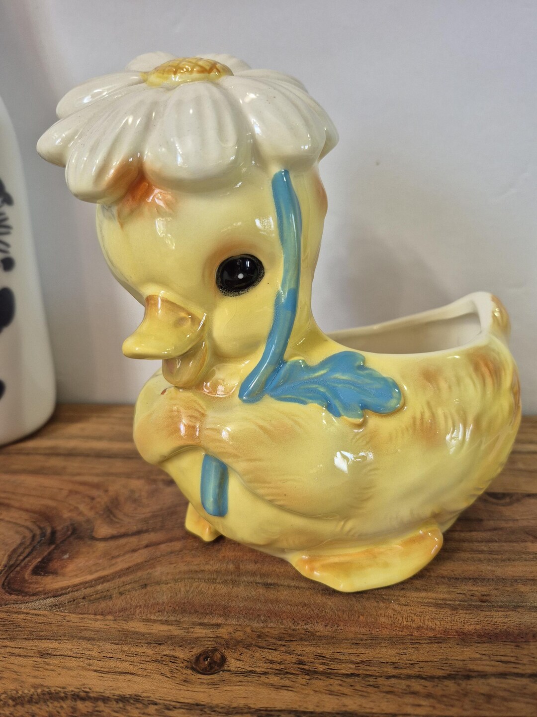 Vintage Ceramic Duck Planter #57513 - Etsy