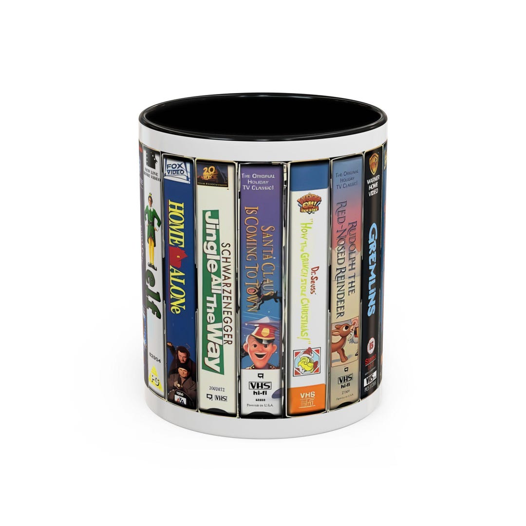 Retro VHS Christmas Movie Coffee Mug, Nostalgic Movie Lover Gift - Etsy