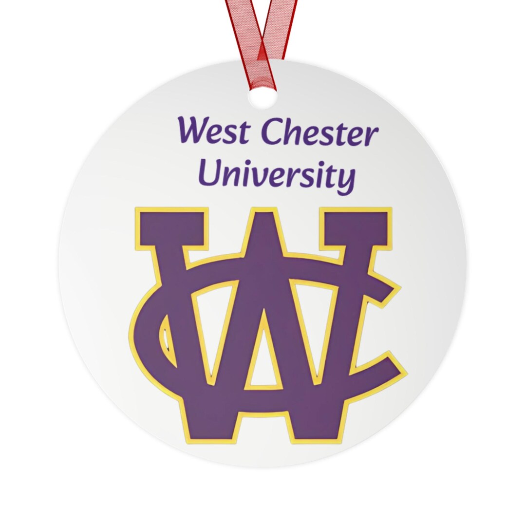 West Chester University Metal Ornament Alumni West Chester College - Etsy