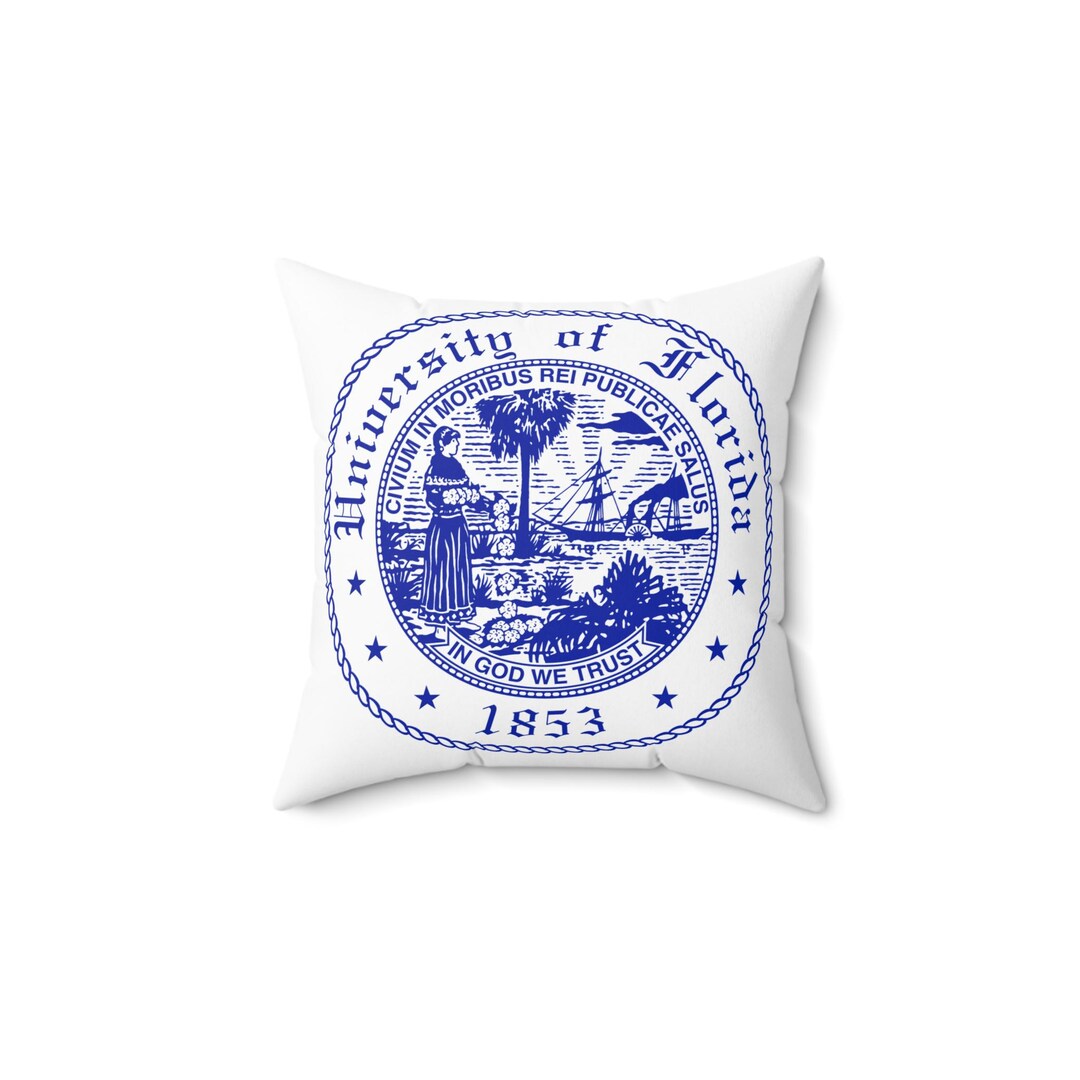 University of Florida College Decor Pillow, College Dorm Room ...