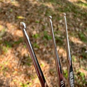 Steel Crochet Hook, Crochet Hook, Steel Hook, Crochet Needle, Hook ...