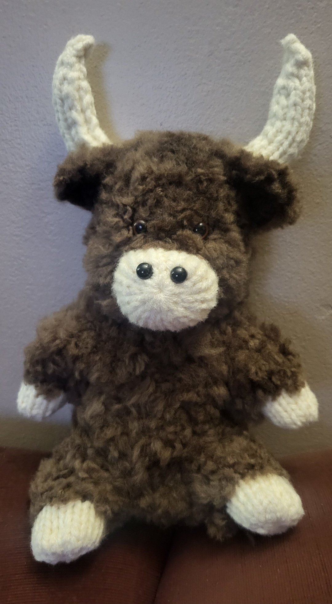 Highland Cow Loom Knit Pattern - Etsy