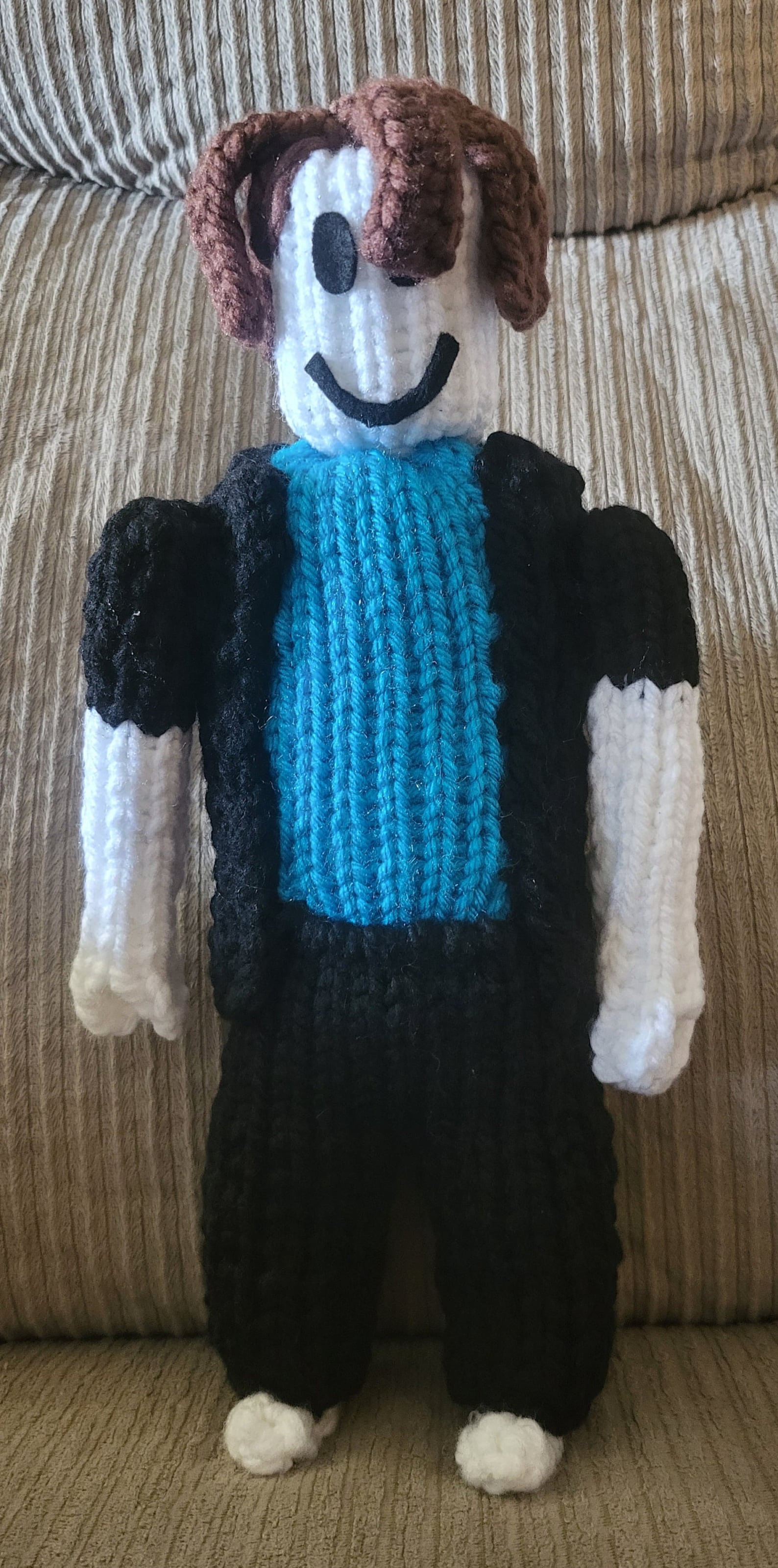 Roblox Bacon Boy Loom Knit Pattern - Etsy