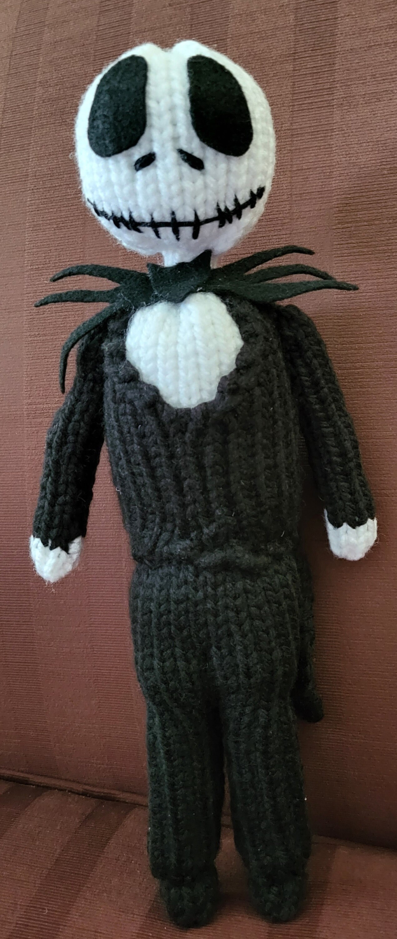 Loom Knit Pattern for Jack Skellington - Etsy
